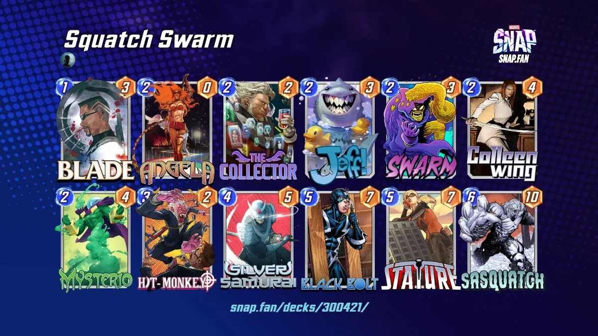 Squatch Swarm by None - Marvel Snap Decks - snap.fan