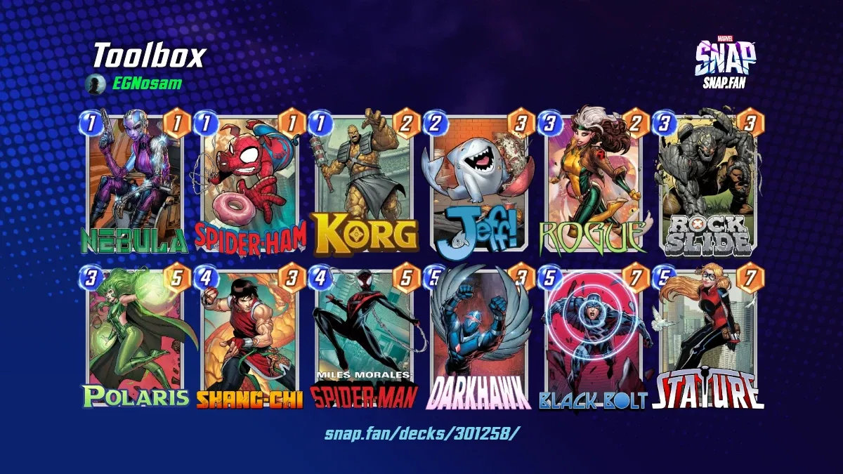 Toolbox by EGNosam - Marvel Snap Decks - snap.fan