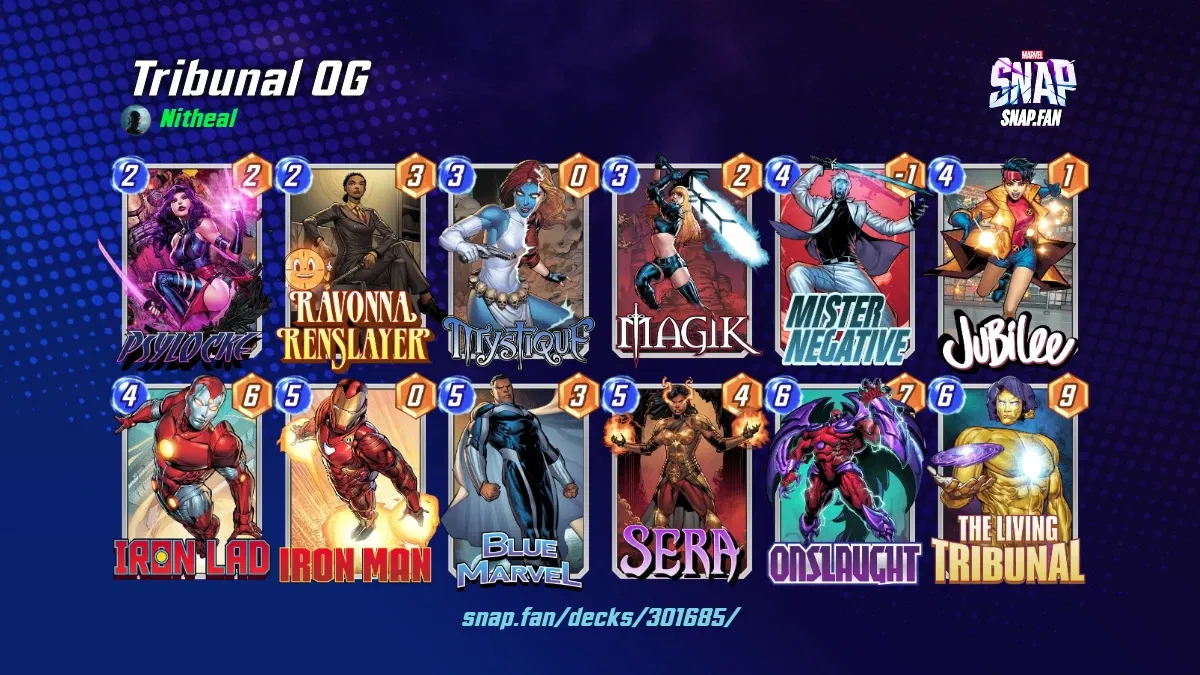 Tribunal OG by Nitheal - Marvel Snap Decks - snap.fan