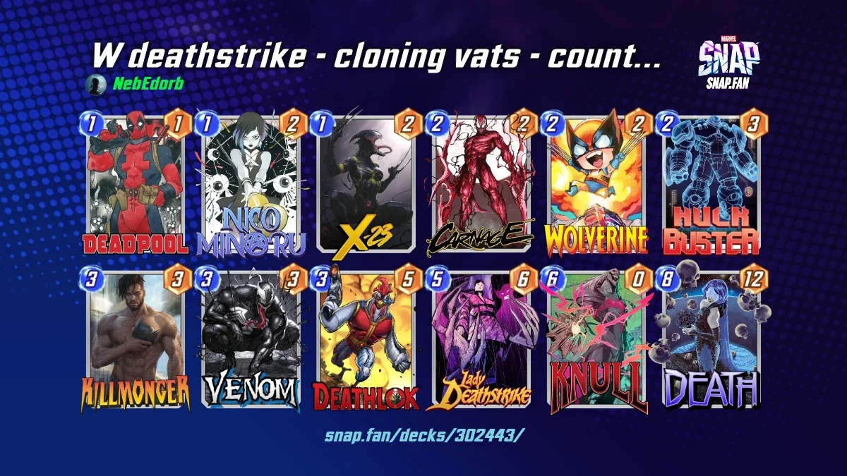 W deathstrike - cloning vats - counter the meta - 80% winrate by ...