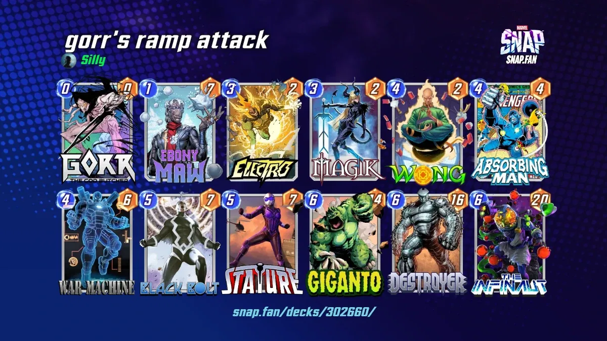gorr's ramp attack by Silly - Marvel Snap Decks - snap.fan