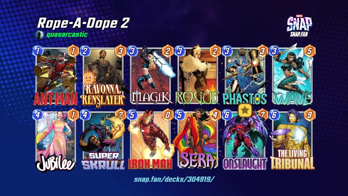Rope-A-Dope 2 by quasarcastic - Marvel Snap Decks - snap.fan
