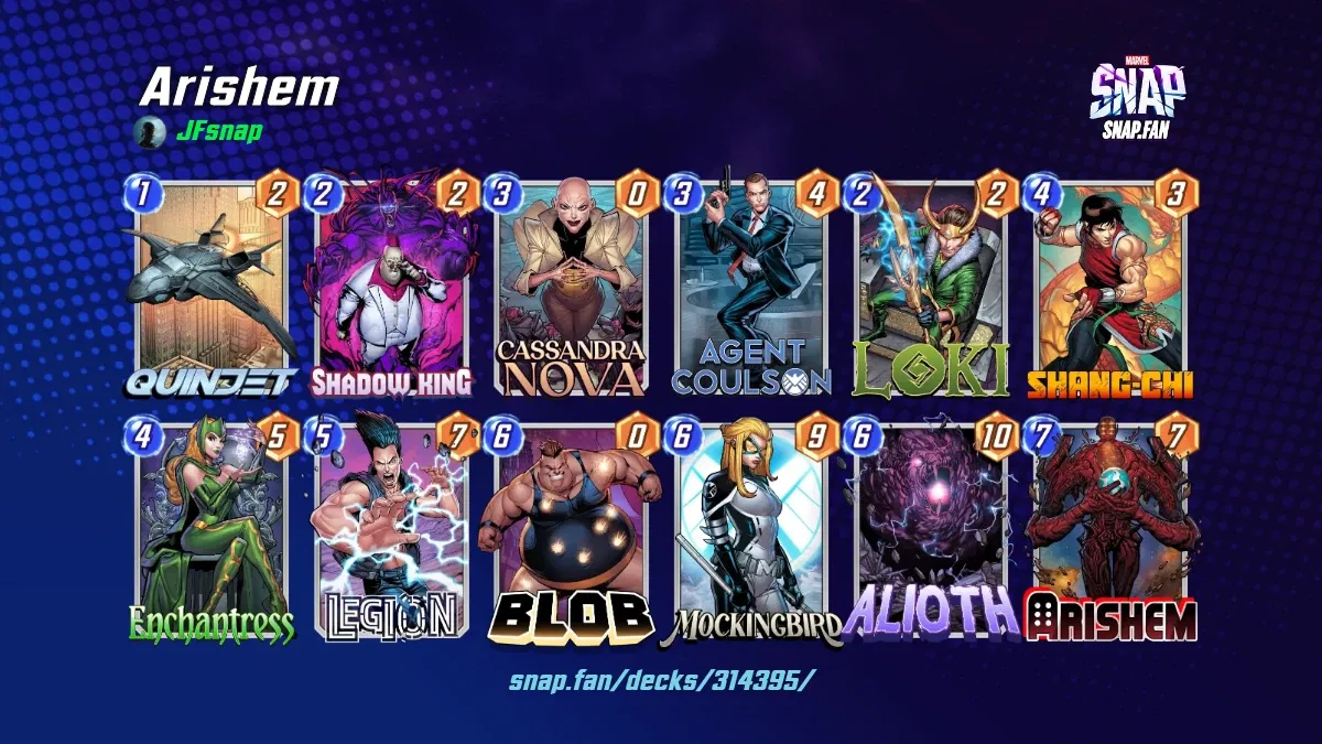 Arishem by JFsnap - Marvel Snap Decks - snap.fan