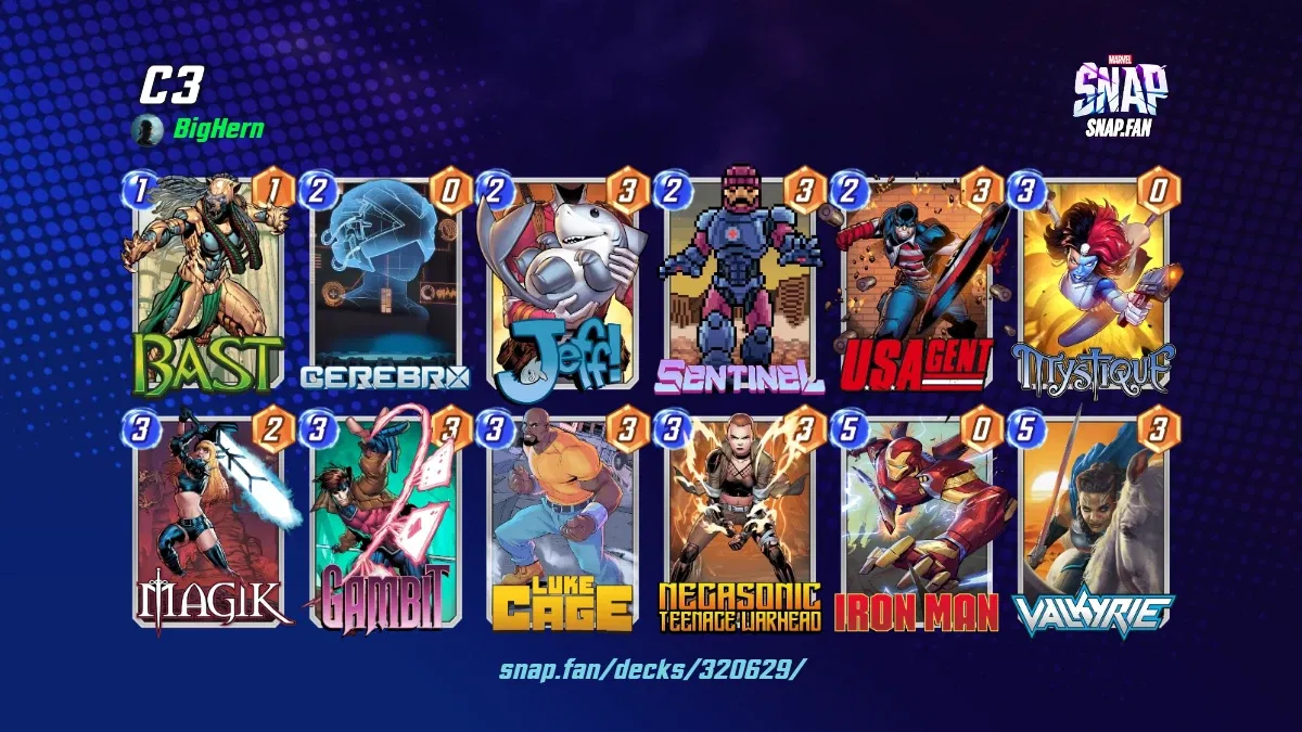 C3 by BigHern - Marvel Snap Decks - snap.fan