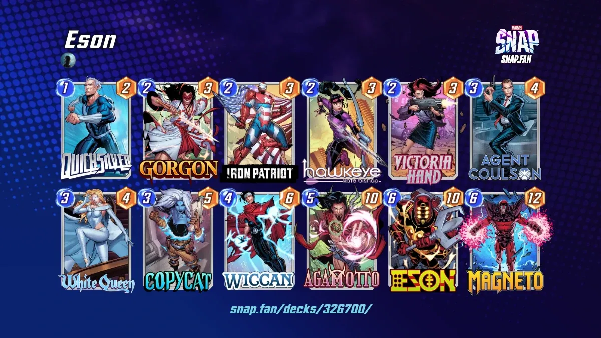 Eson by None - Marvel Snap Decks - snap.fan