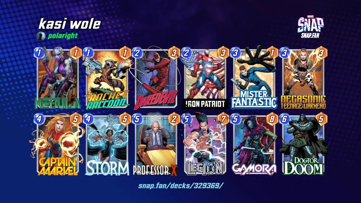 kasi wole by polaright - Marvel Snap Decks - snap.fan