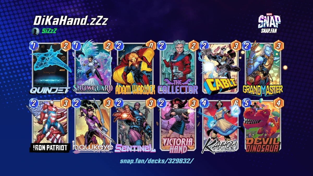 DiKaHand.zZz by SiZzZ - Marvel Snap Decks - snap.fan