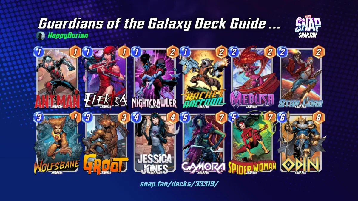 Guardians of the Galaxy Deck Guide for Beginners! by HappyDurian ...
