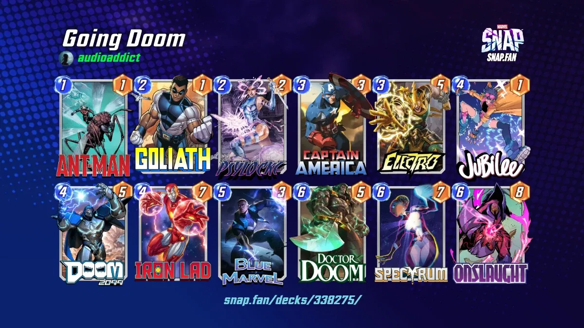 American Doom by audioaddict - Marvel Snap Decks - snap.fan