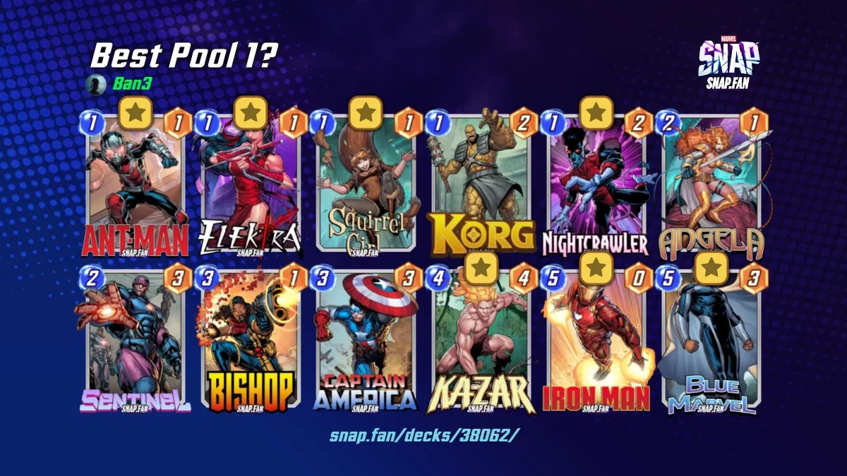 Best Pool 1? by Ban3 - Marvel Snap Decks - snap.fan