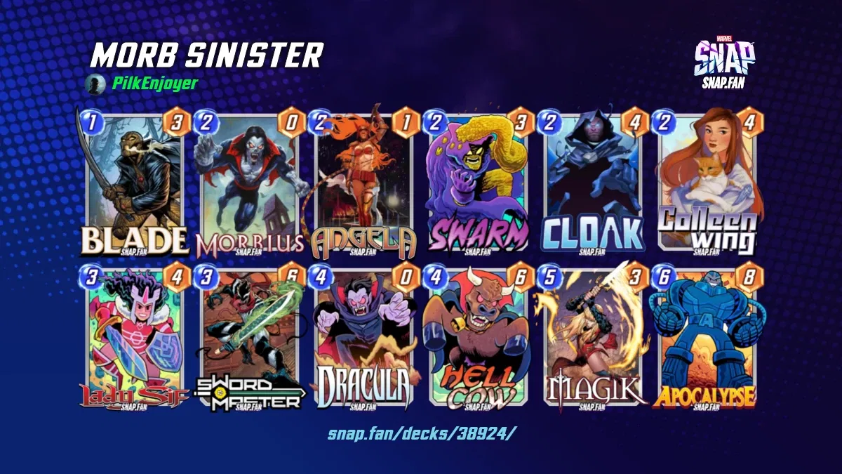 MORB SINISTER by PilkEnjoyer - Marvel Snap Decks - snap.fan