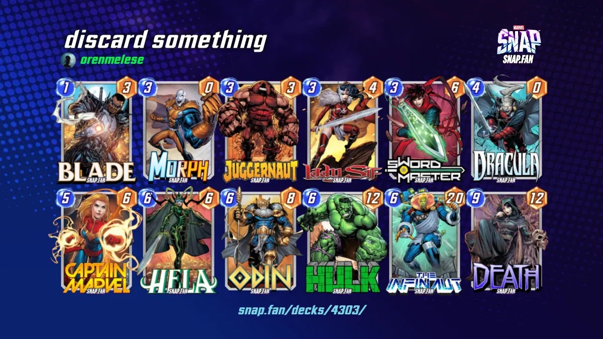 discard something by orenmelese - Marvel Snap Decks - snap.fan