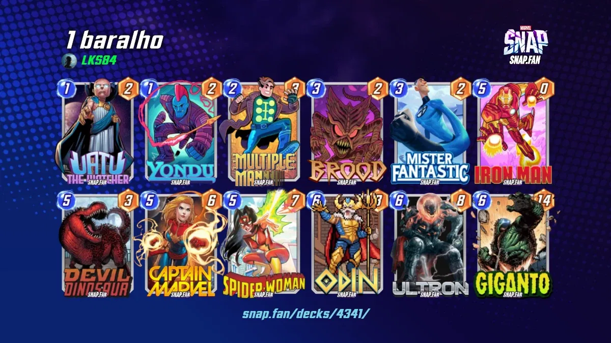 1 baralho by LKS84 - Marvel Snap Decks - snap.fan