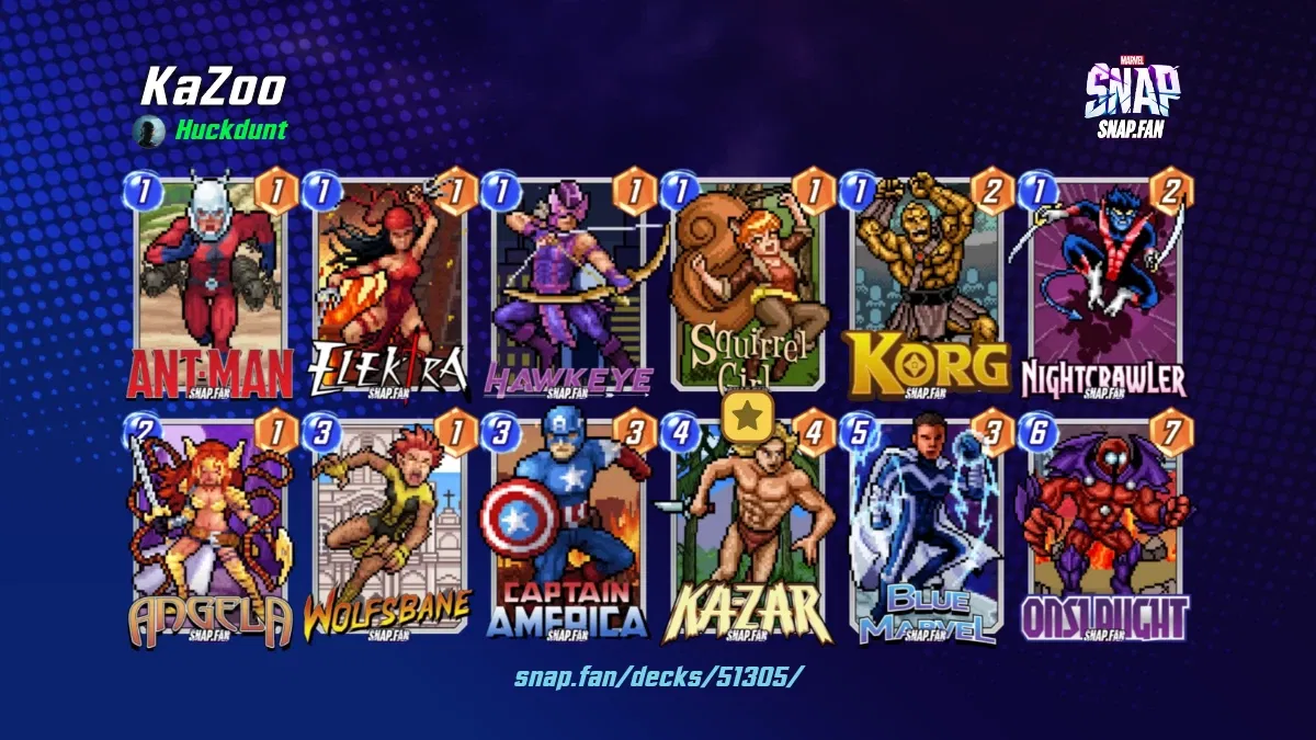 KaZoo by Huckdunt - Marvel Snap Decks - snap.fan
