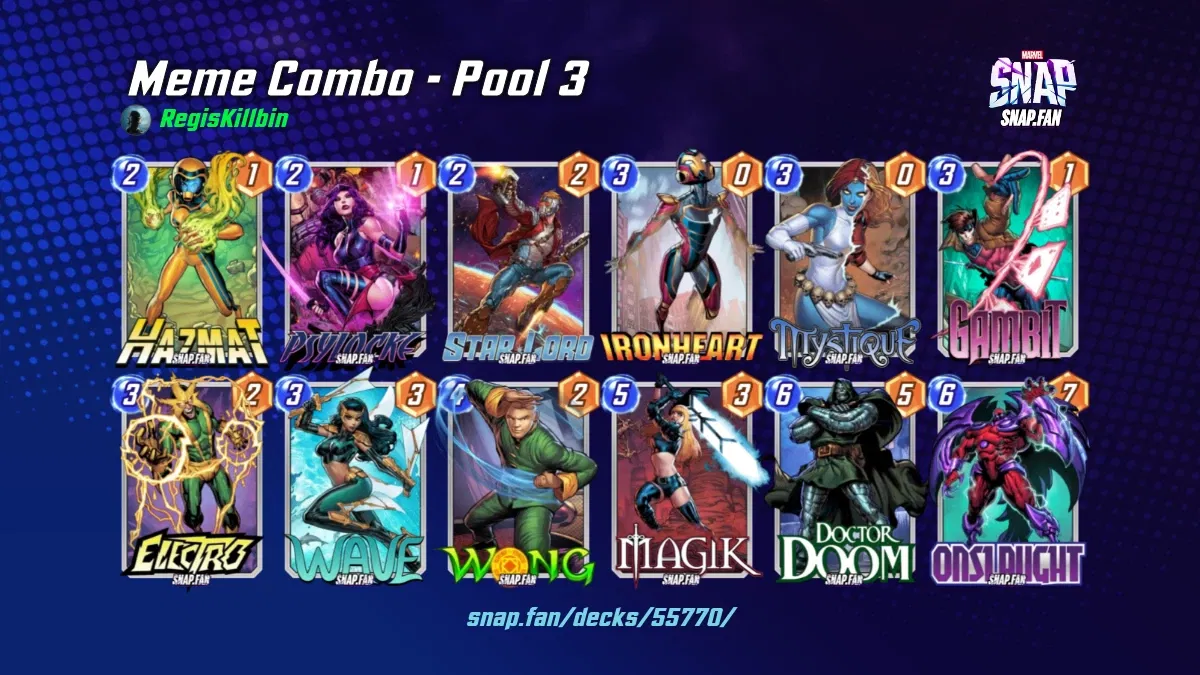 Meme Combo - Pool 3 by RegisKillbin - Marvel Snap Decks - snap.fan