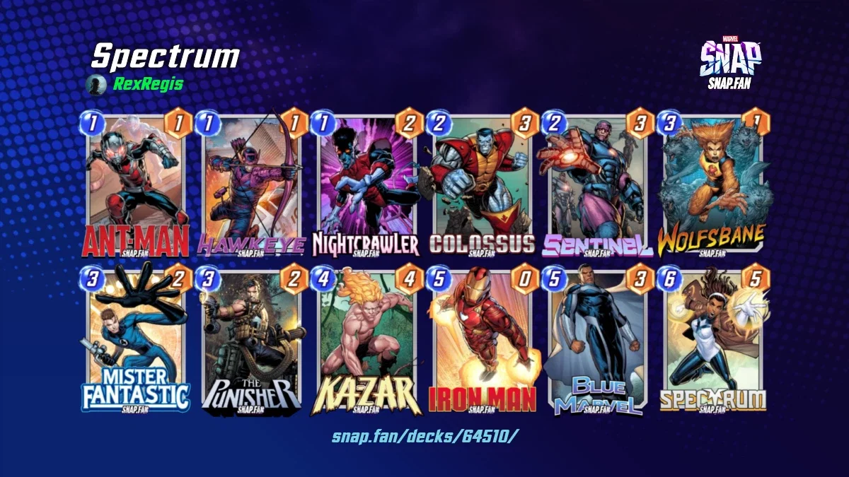Spectrum by RexRegis - Marvel Snap Decks - snap.fan