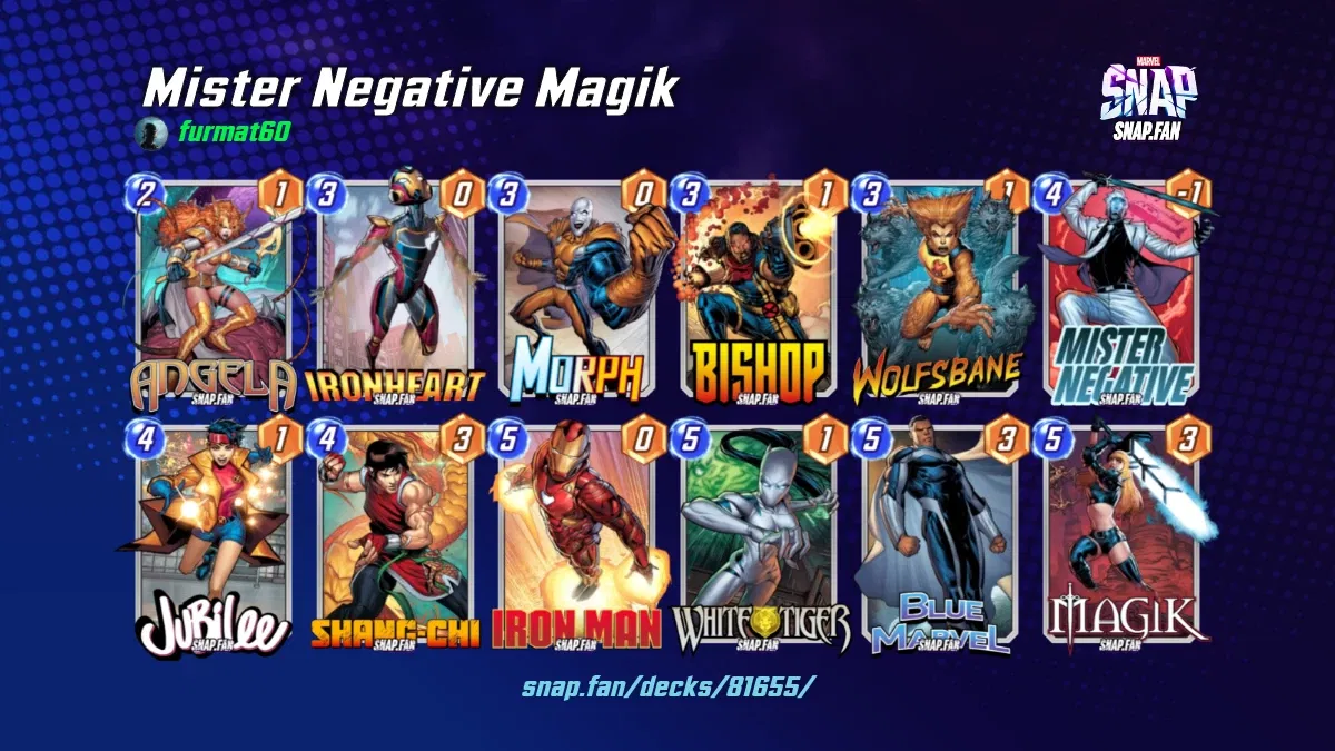 Mister Negative Magik by furmat60 - Marvel Snap Decks - snap.fan
