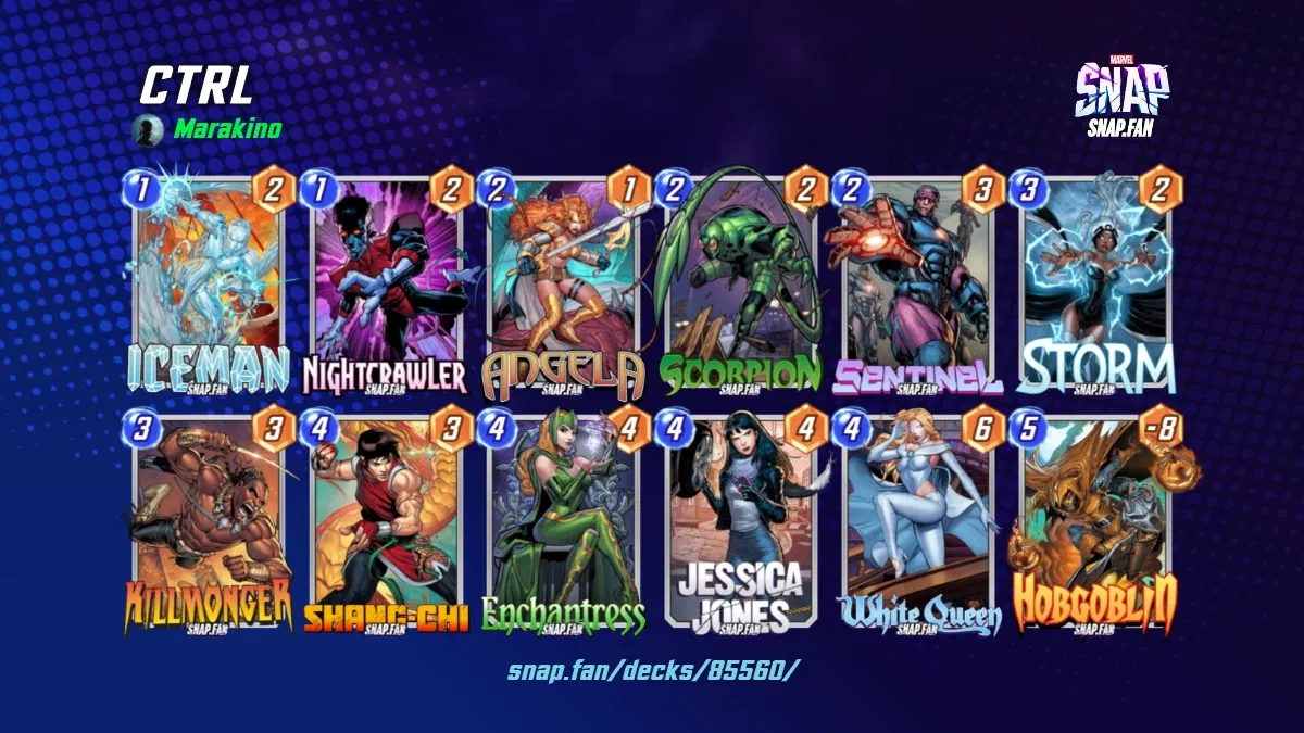 CTRL by Marakino - Marvel Snap Decks - snap.fan