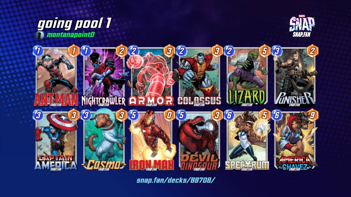 going pool 1 by montanapoint0 - Marvel Snap Decks - snap.fan