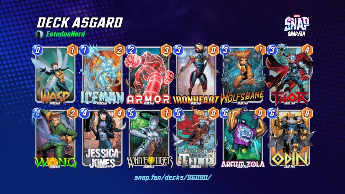 DECK ASGARD by EstudosNerd - Marvel Snap Decks - snap.fan