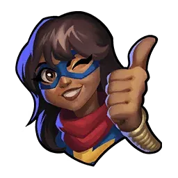 Marvel Snap Ms. Marvel Thumbs Up - snap.fan